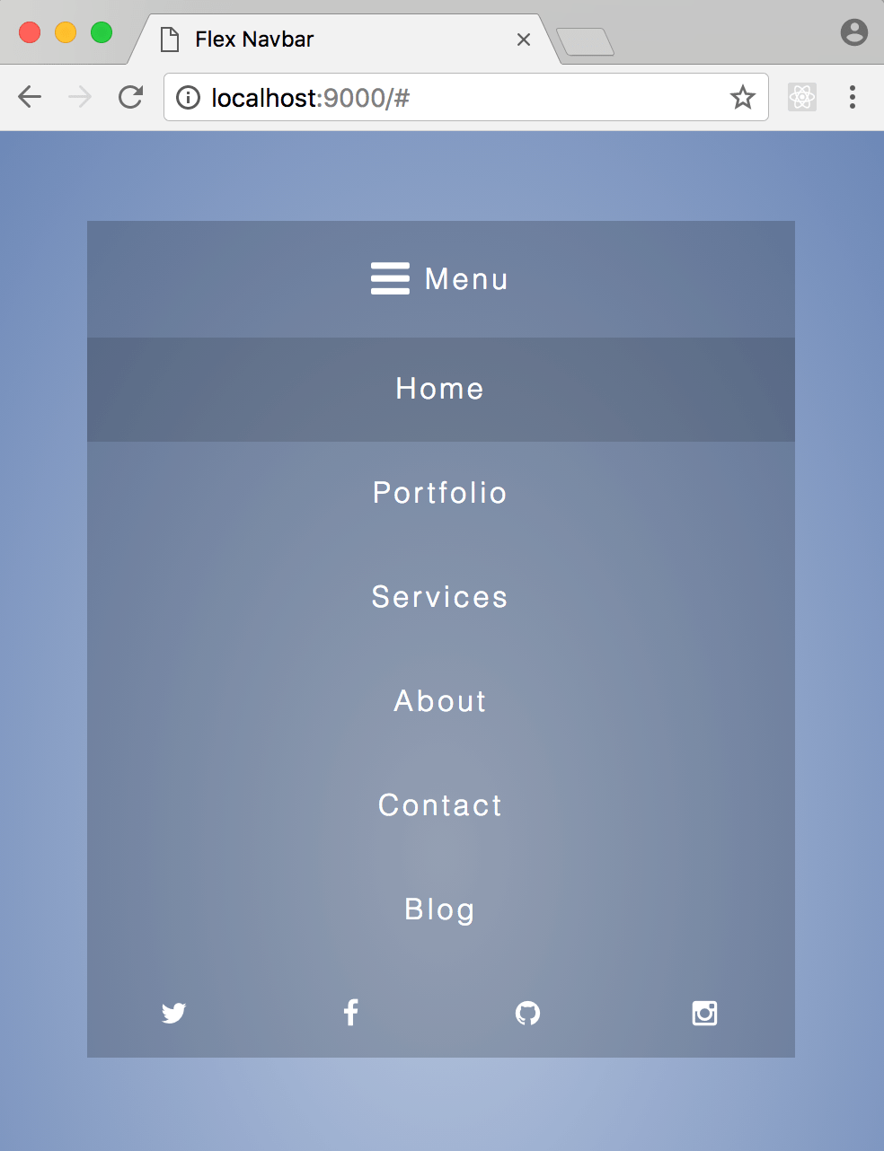 GitHub - noerojas/flex-navbar: Responsive Navbar using Flexbox