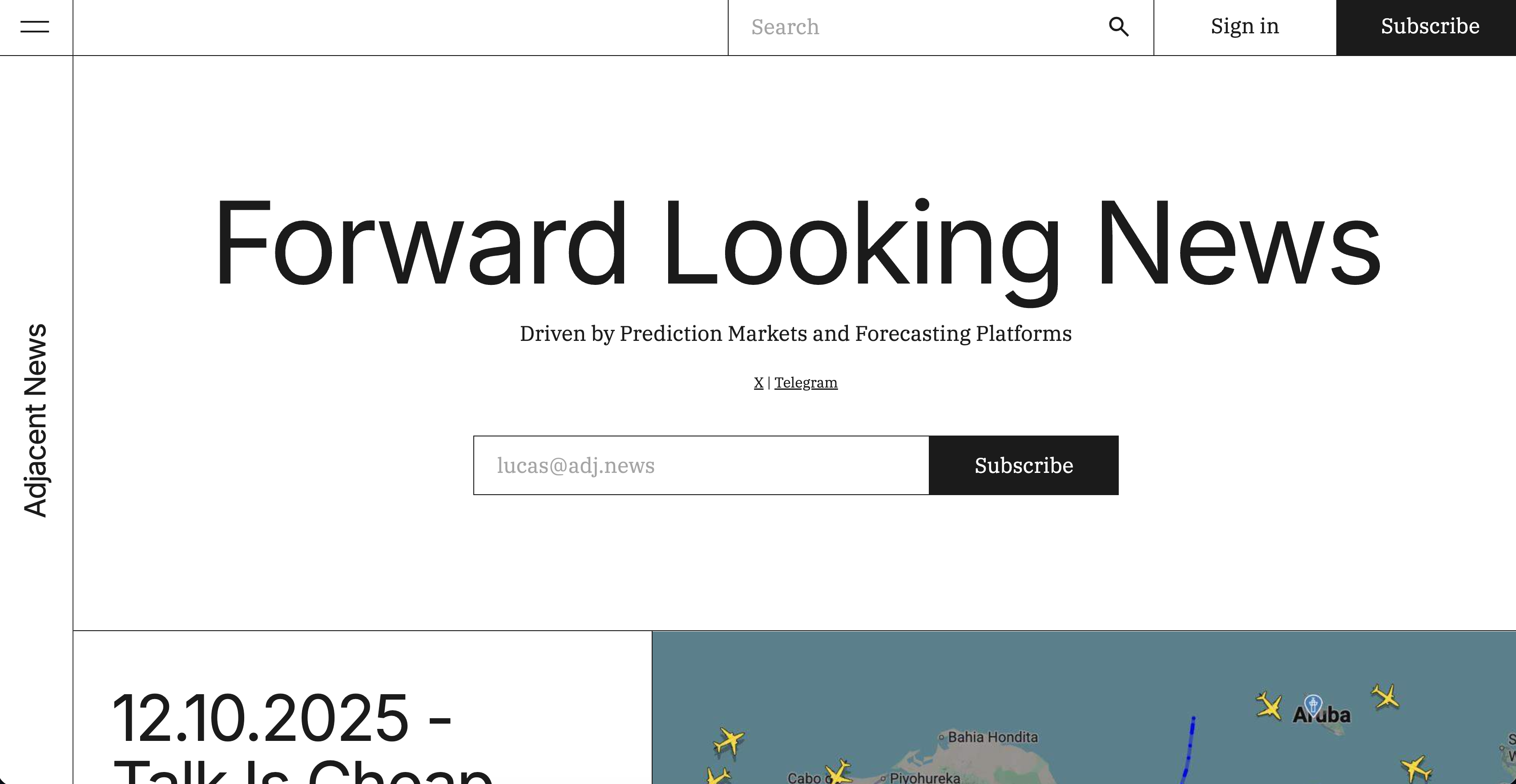 Adjacent News | Adjacent News is a prediction-driven media and data ...