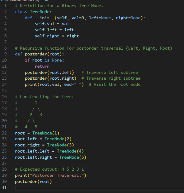 Coding Problem: Binary Tree Postorder Traversal Coding Problem: Binary Tree Postorder Traversal