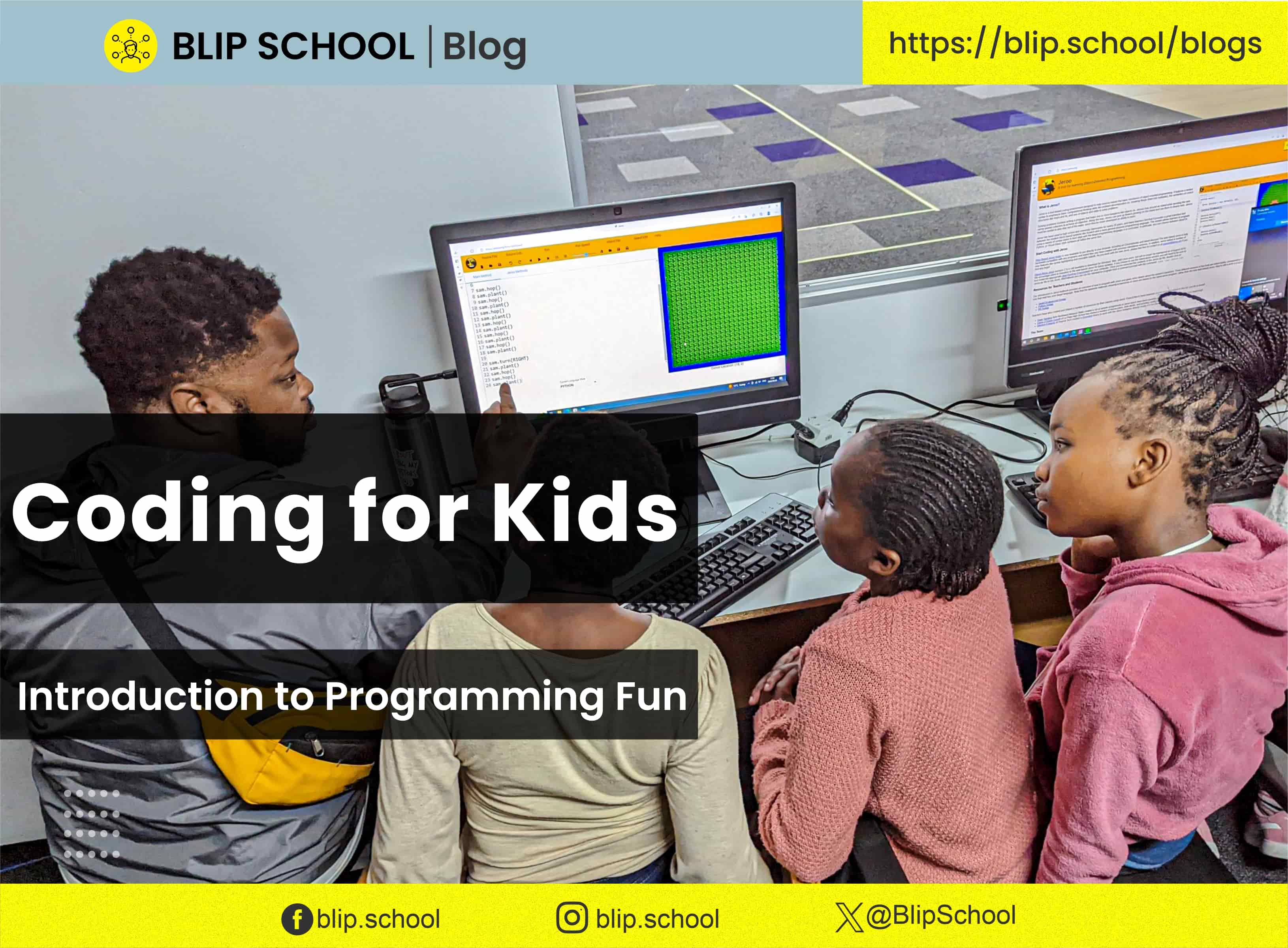 Blip School - Coding for Kids: Introduction to Programming Fun