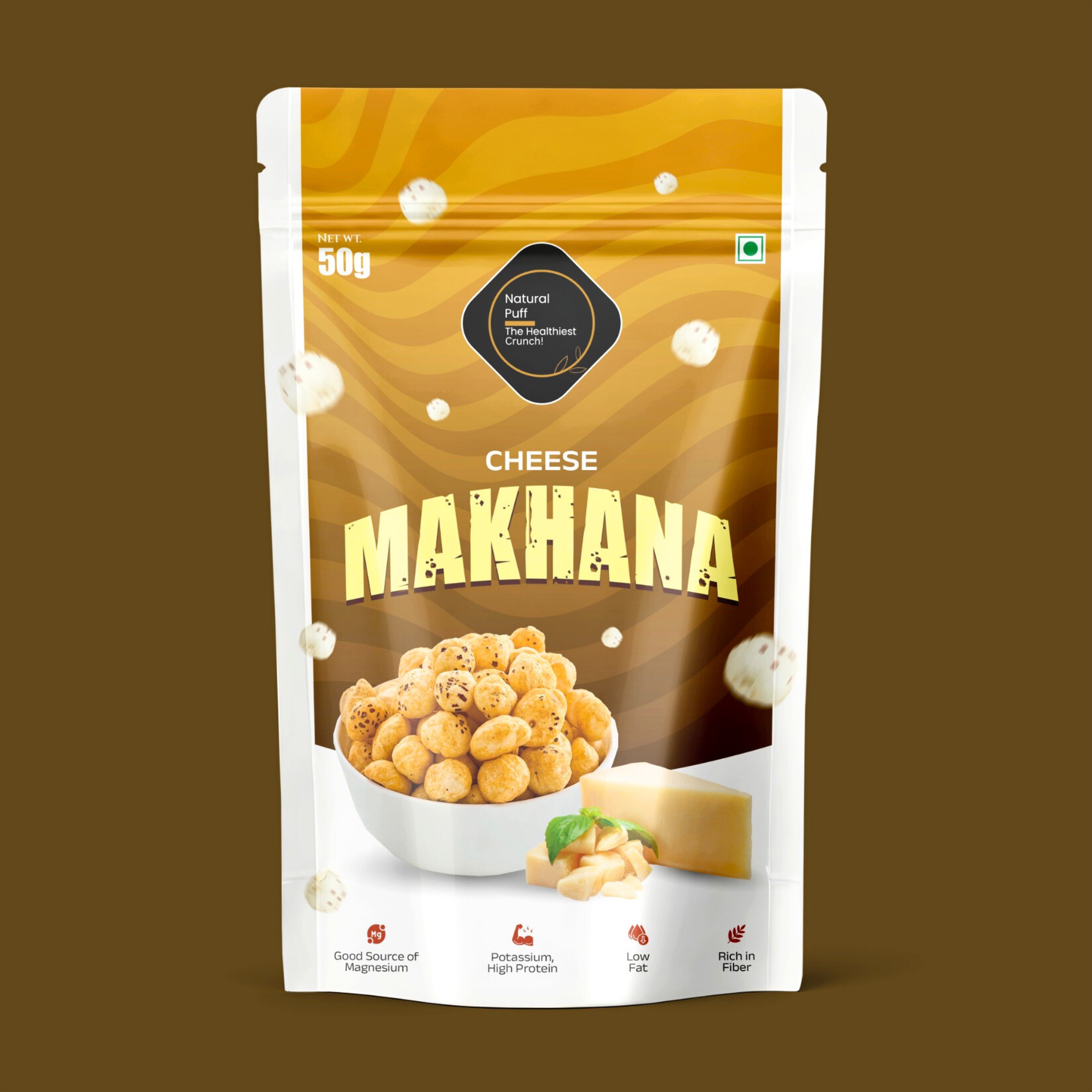 Natural Puff - Premium Roasted Makhana Snacks