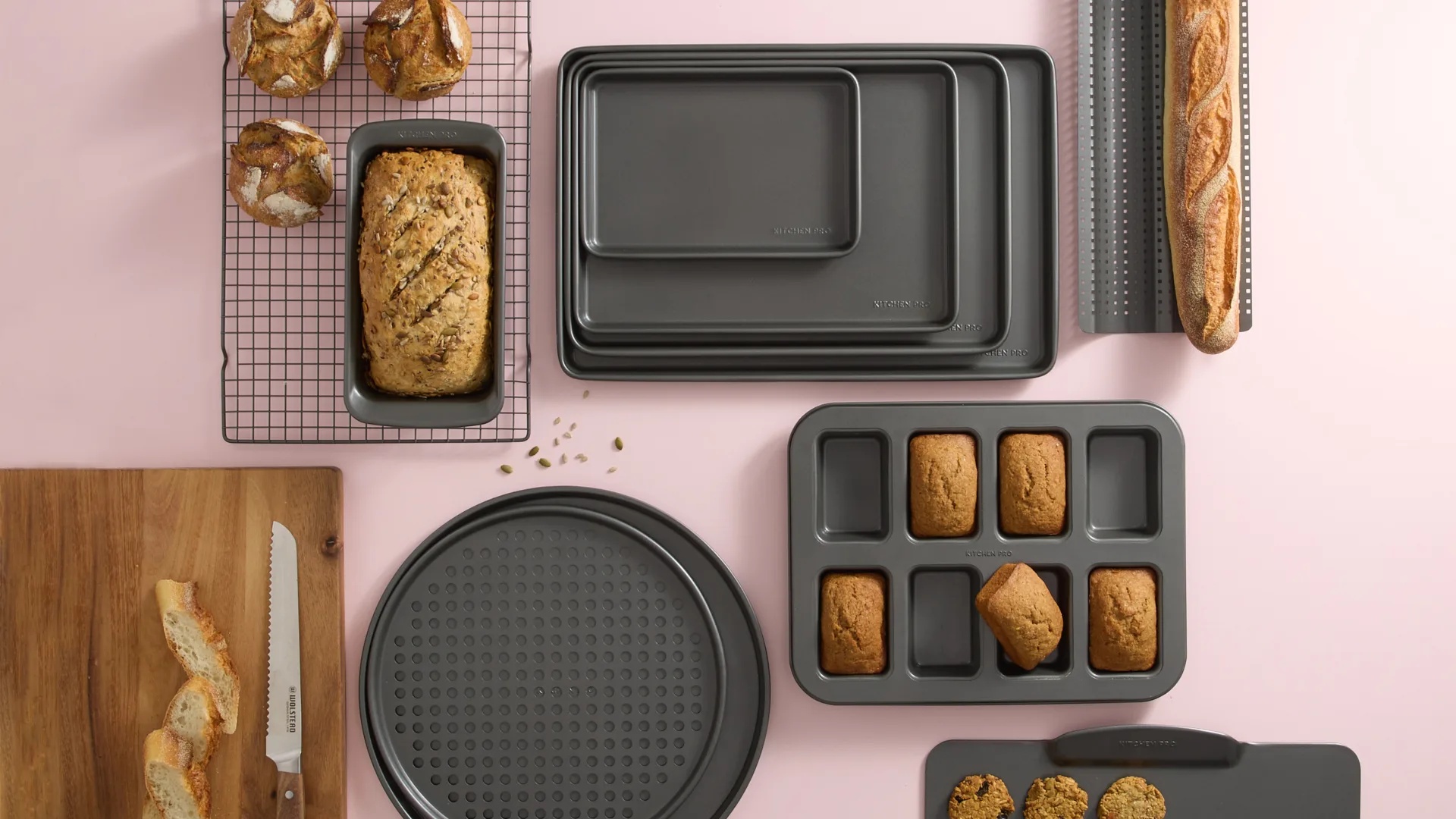 Kitchen Pro Bakewell: Non-Stick Baking Trays, Sheets & Pans