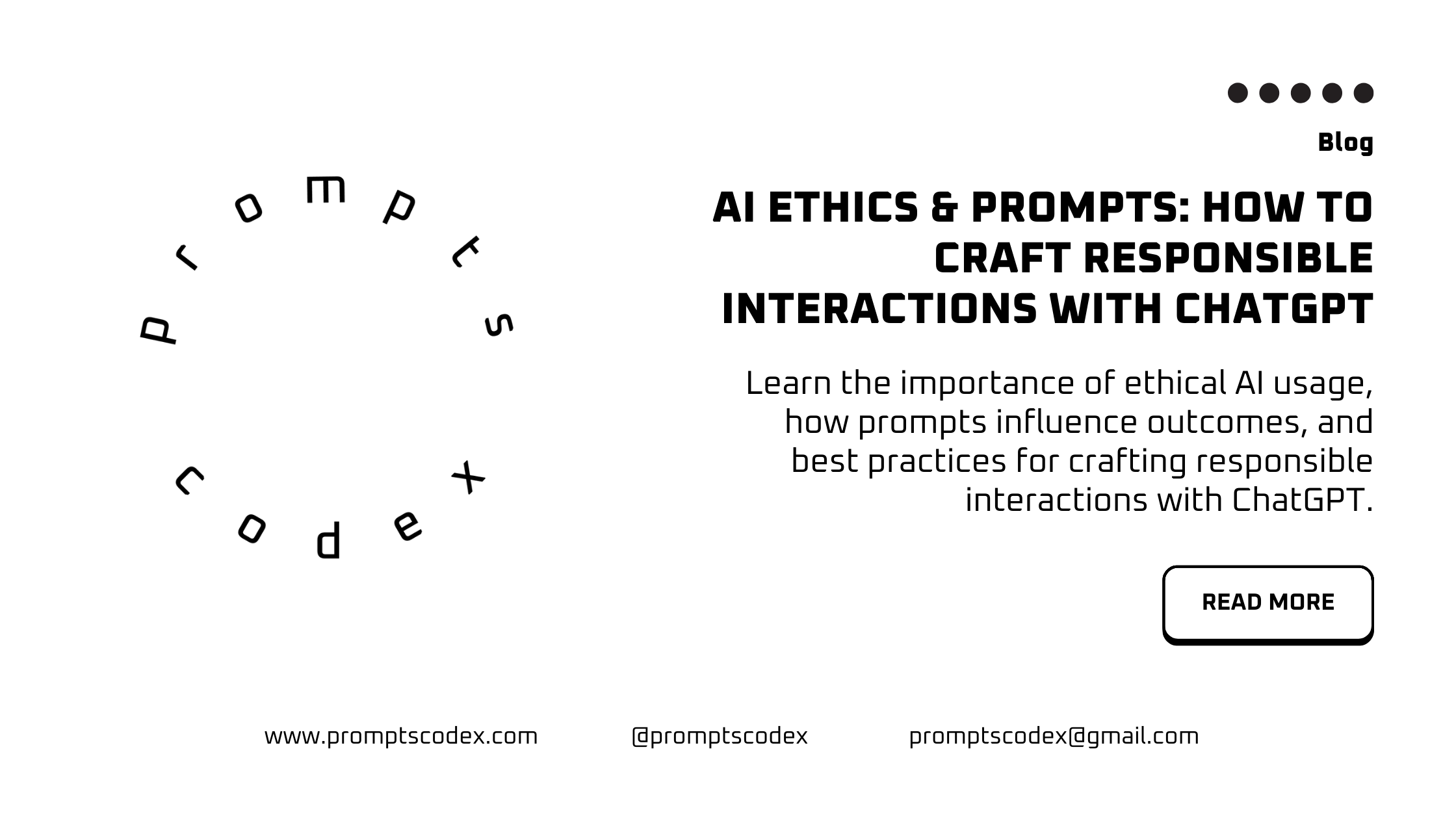 AI Ethics & Prompts: How to Craft Responsible Interactions with ChatGPT ...