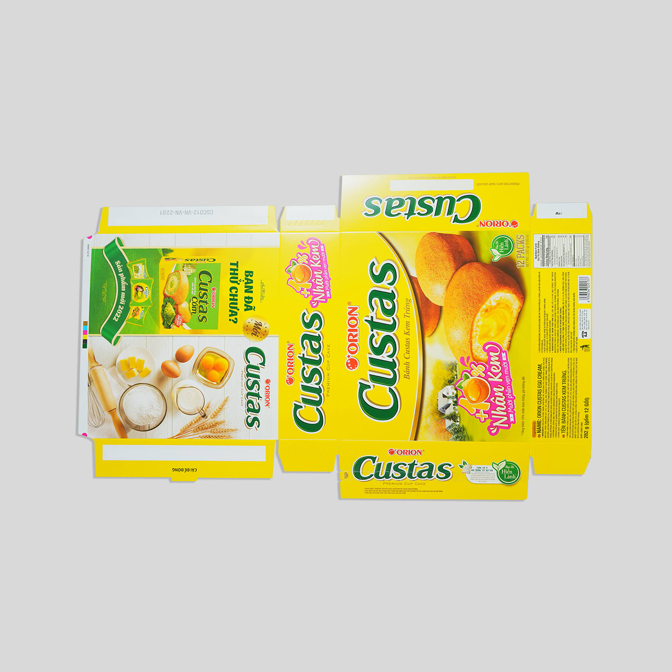 Hộp Custas 12P Egg New design 2201 (thiết kế có mặt CỐM) (EN) | APP