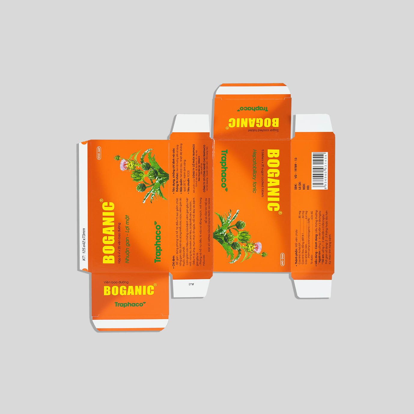 Hộp Boganic Forte nang mềm ( hộp 10 vỉ x 10 viên) (EN) | APP