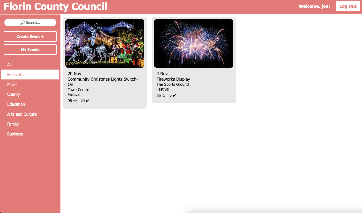 GitHub - kay-dev-uk/Florin-Events-App: Florin Events App