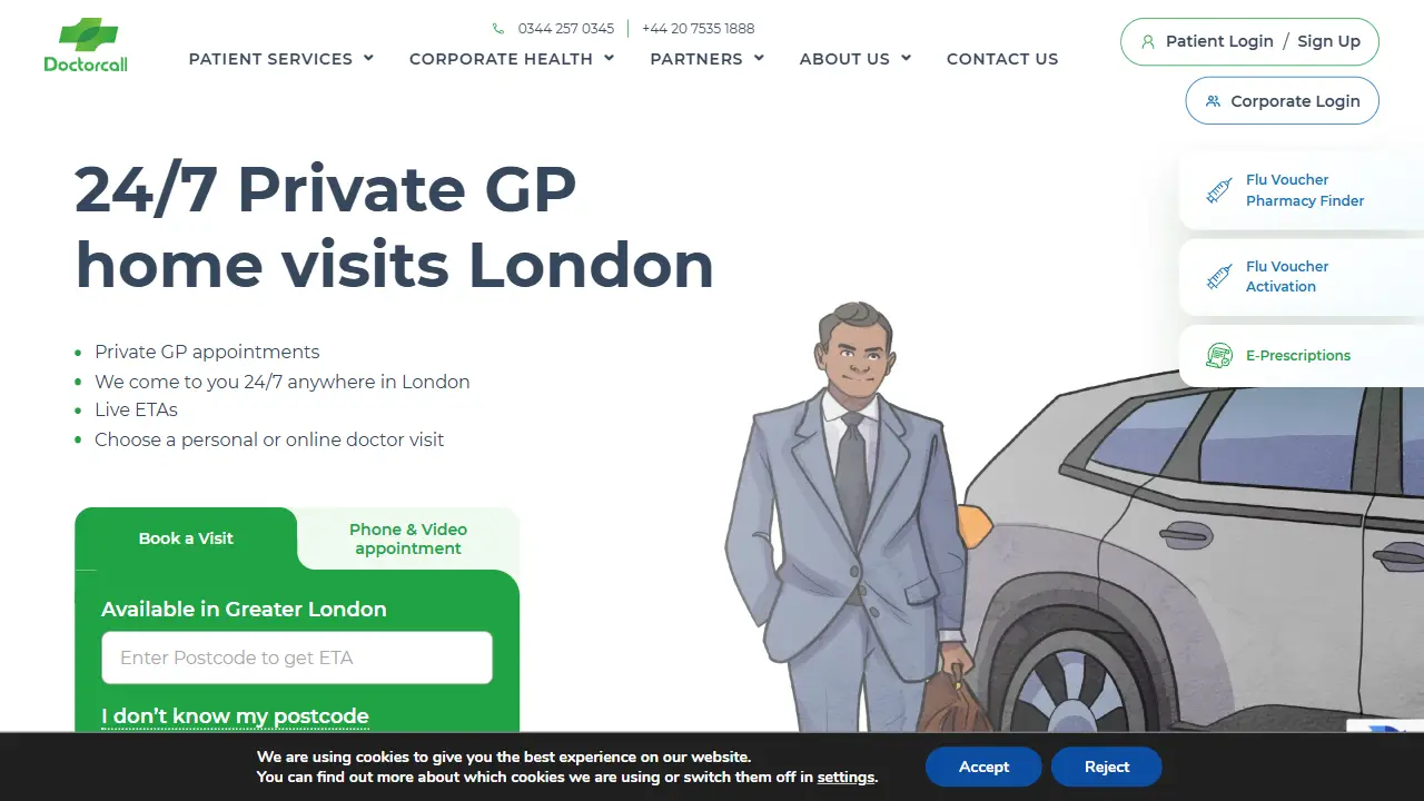 Doctorcall - Private GP Home Visits London