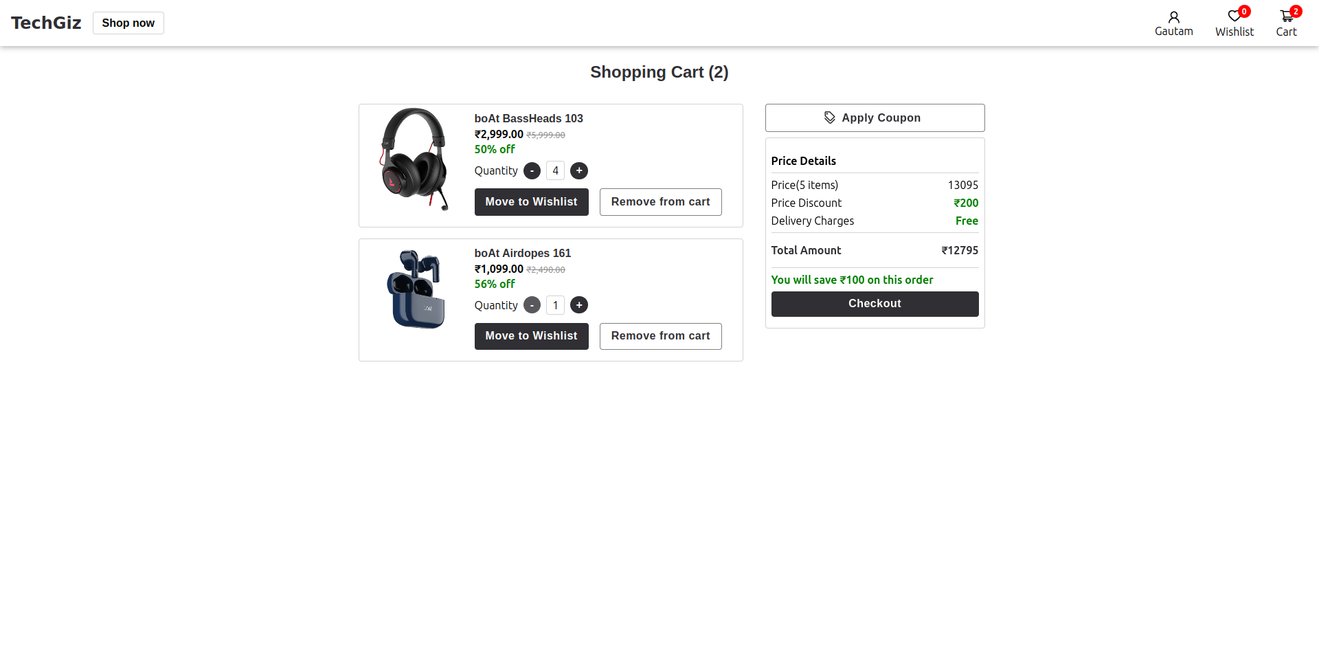 GitHub - gkumar-pandey/Techgiz-ecommerce: Techgiz is web app build with ReactJs and vanilla CSS ...