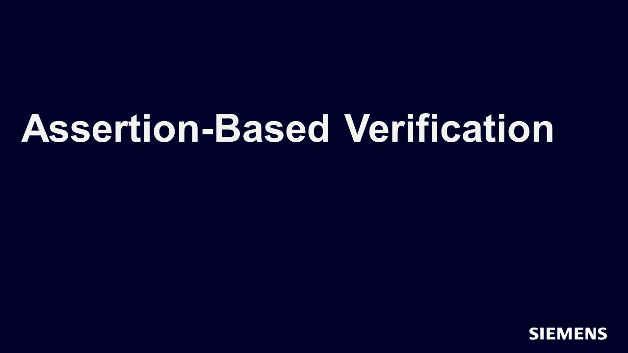 Assertion-Based Verification | Track