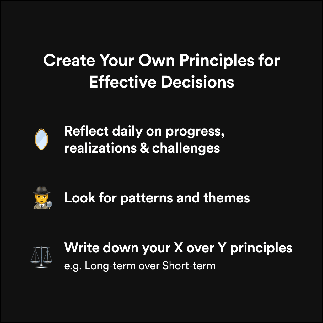 Create Your Own Principles for Effective Decisions | Bunch Leadership Coach
