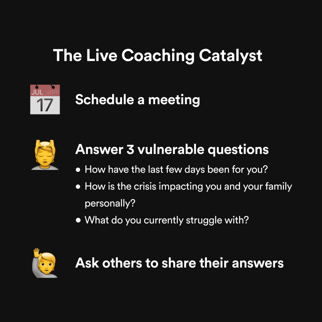 The Live Coaching Catalyst | Bunch Leadership Coach