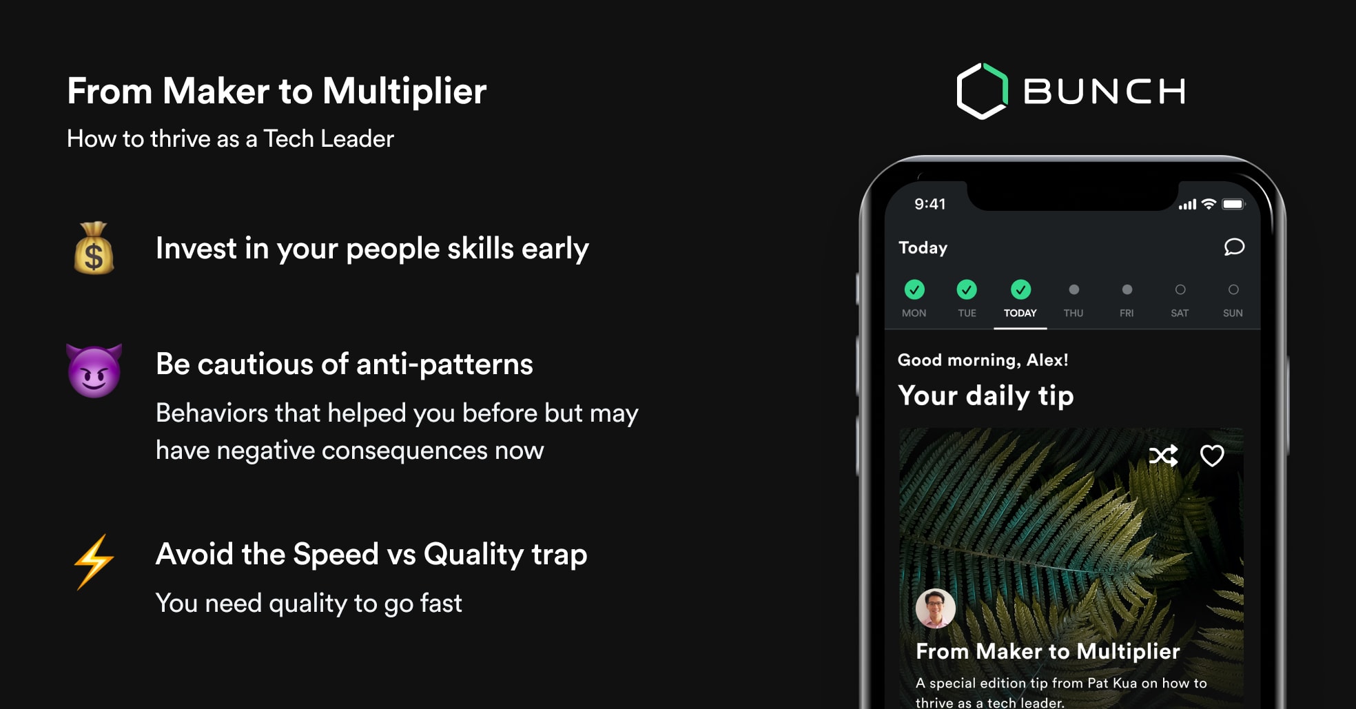 From Maker to Multiplier (9 mins) | Bunch Leadership Coach