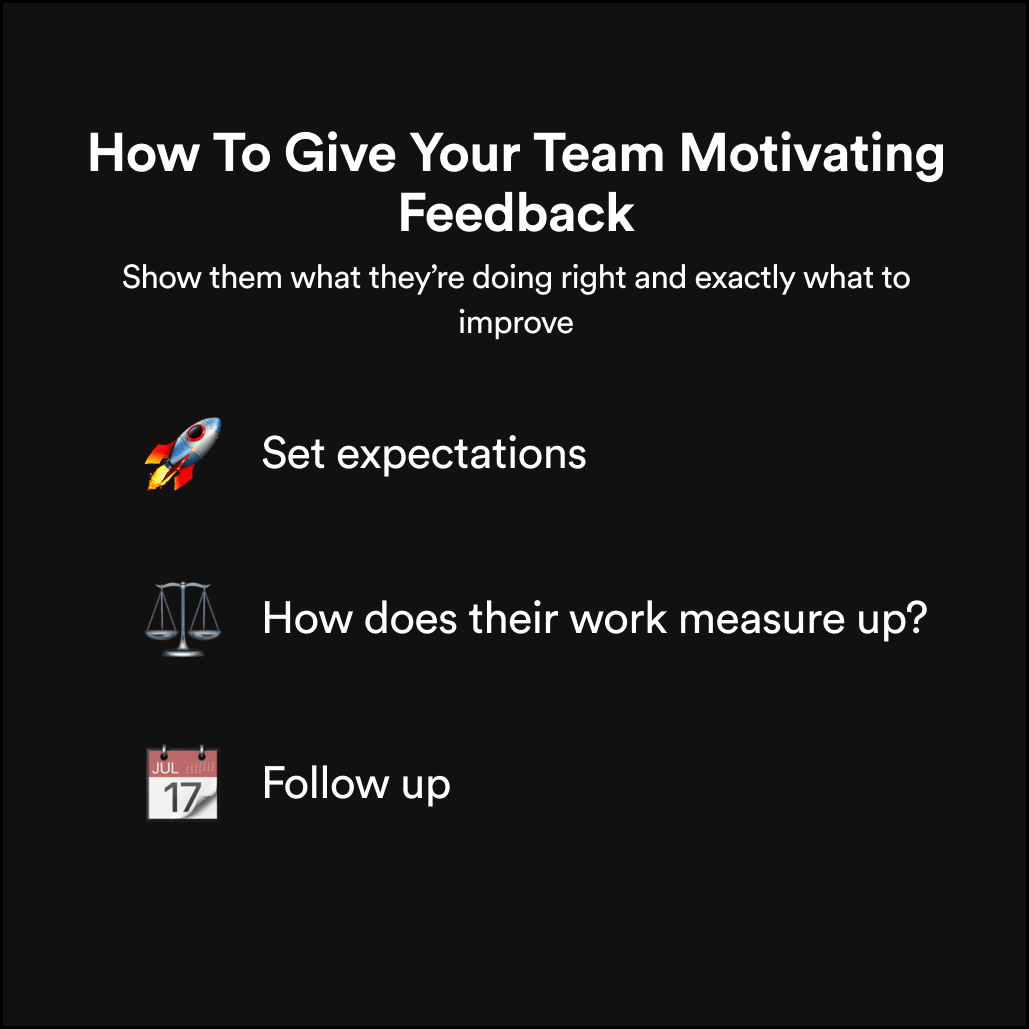 How To Give Your Team Motivating Feedback | Bunch Leadership Coach