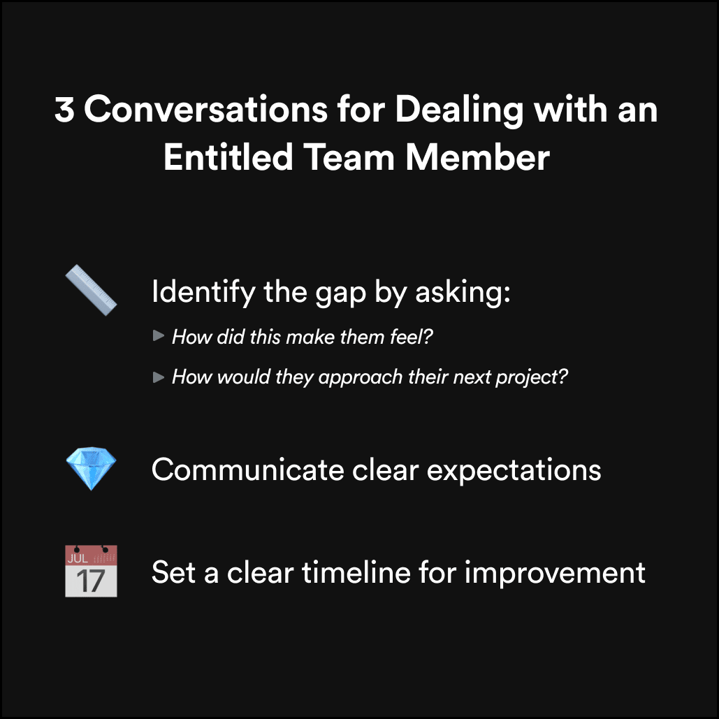 3 Conversations for Dealing with an Entitled Team Member | Bunch ...