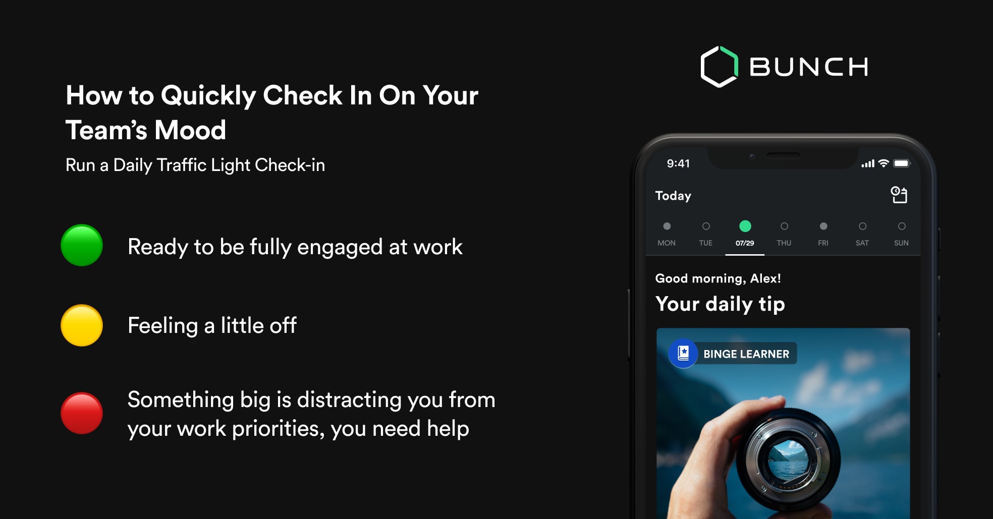 How to Quickly Check In On Your Team’s Mood | Bunch Leadership Coach