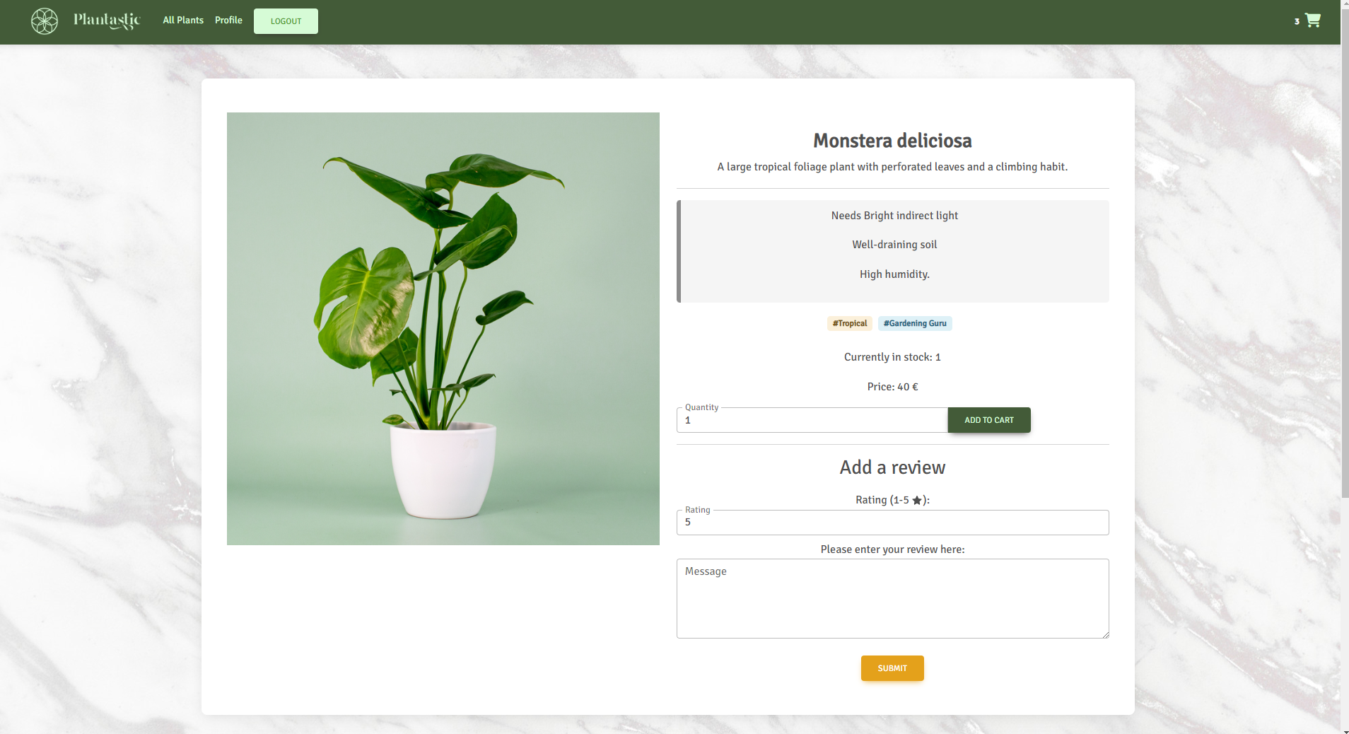 GitHub - Ironhack-ThirdProject/Plantastic-client