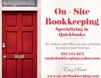 On- Site Bookkeeping Tracy Rawls | DIBIZ Digital Business Cards