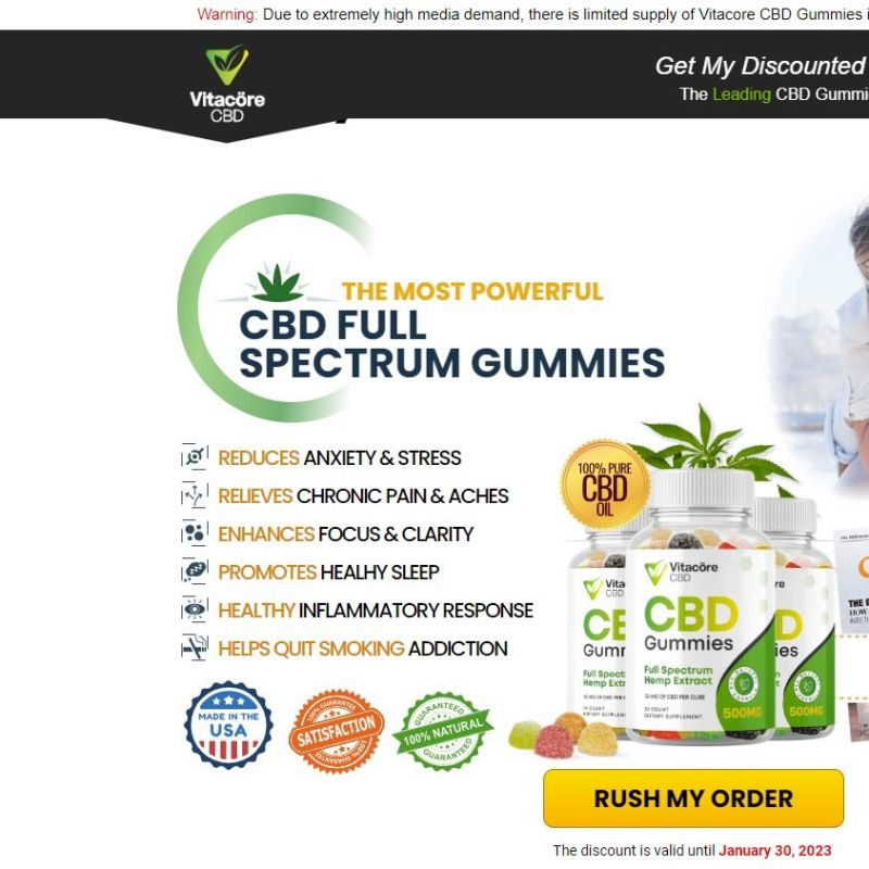 Vitacore CBD Gummies | DIBIZ Digital Business Cards