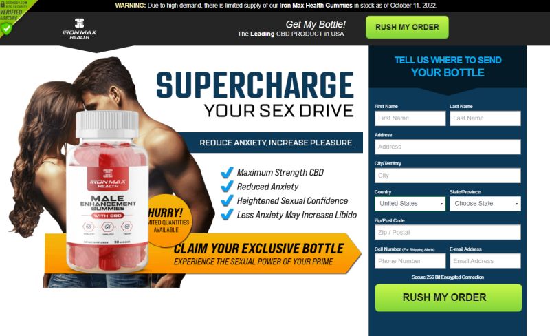 Iron Max Health Male Enhancement Gummies | DIBIZ Digital Business Cards