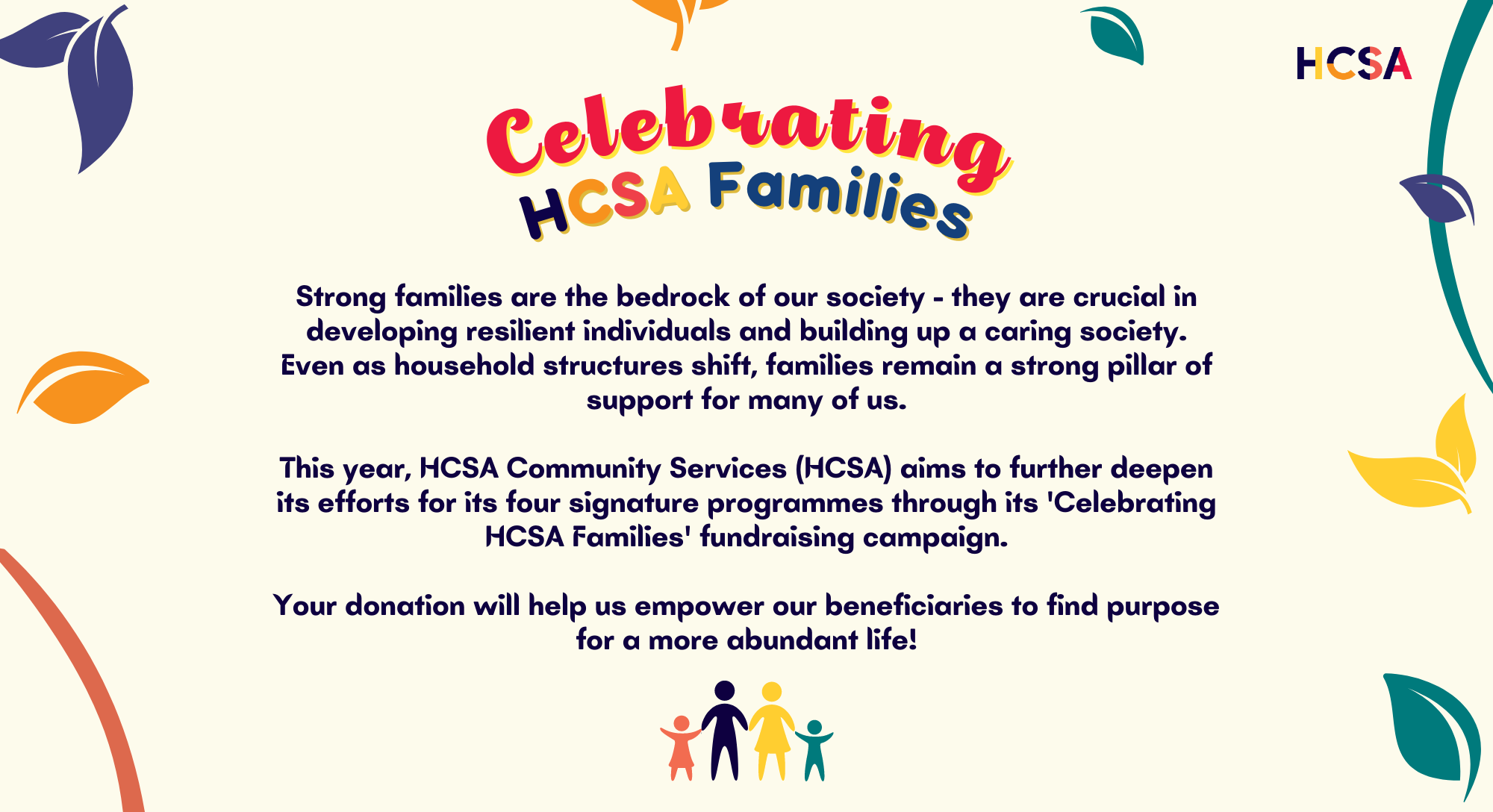 Celebrating HCSA Families