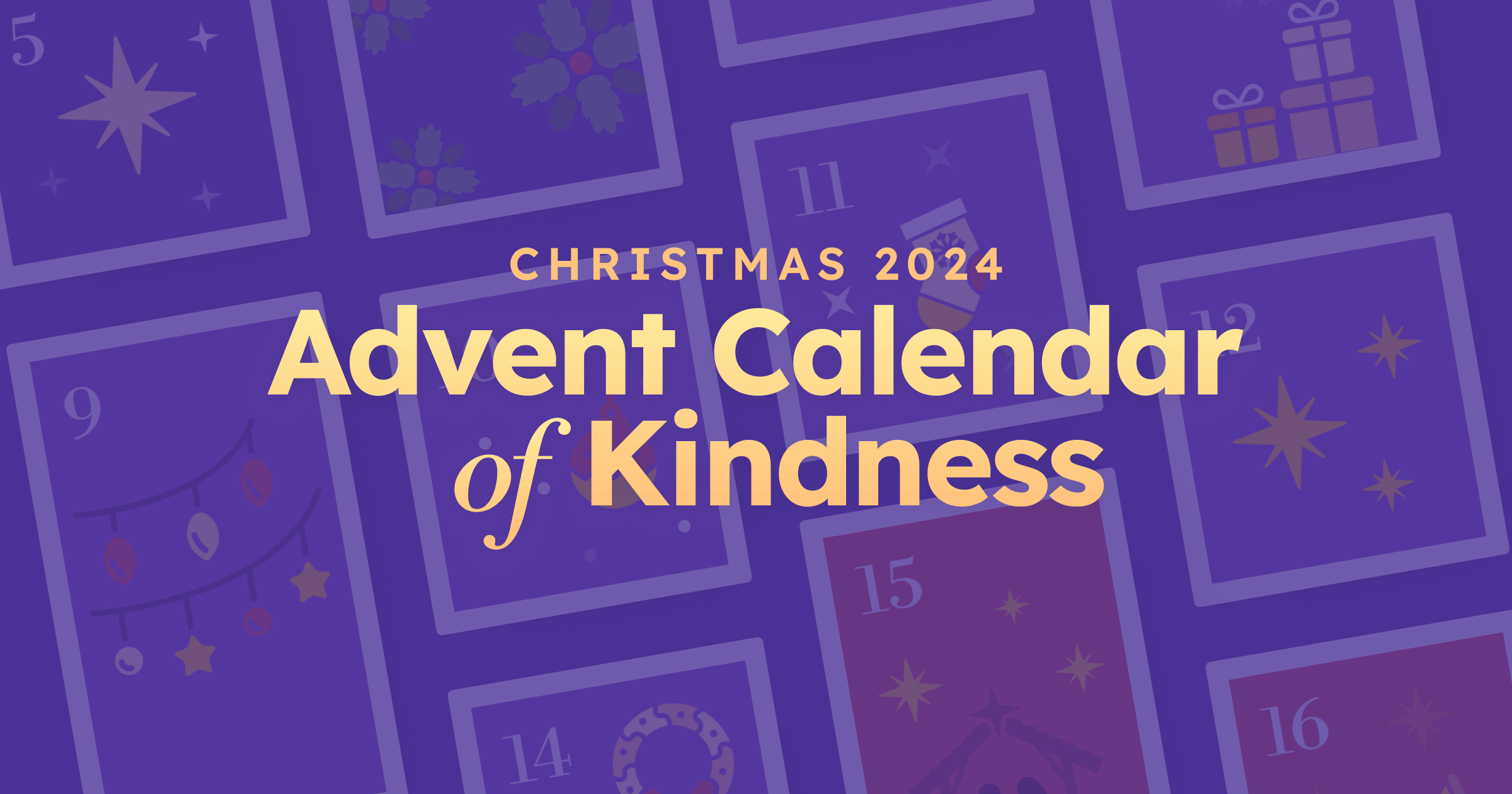 Advent Calendar of Kindness