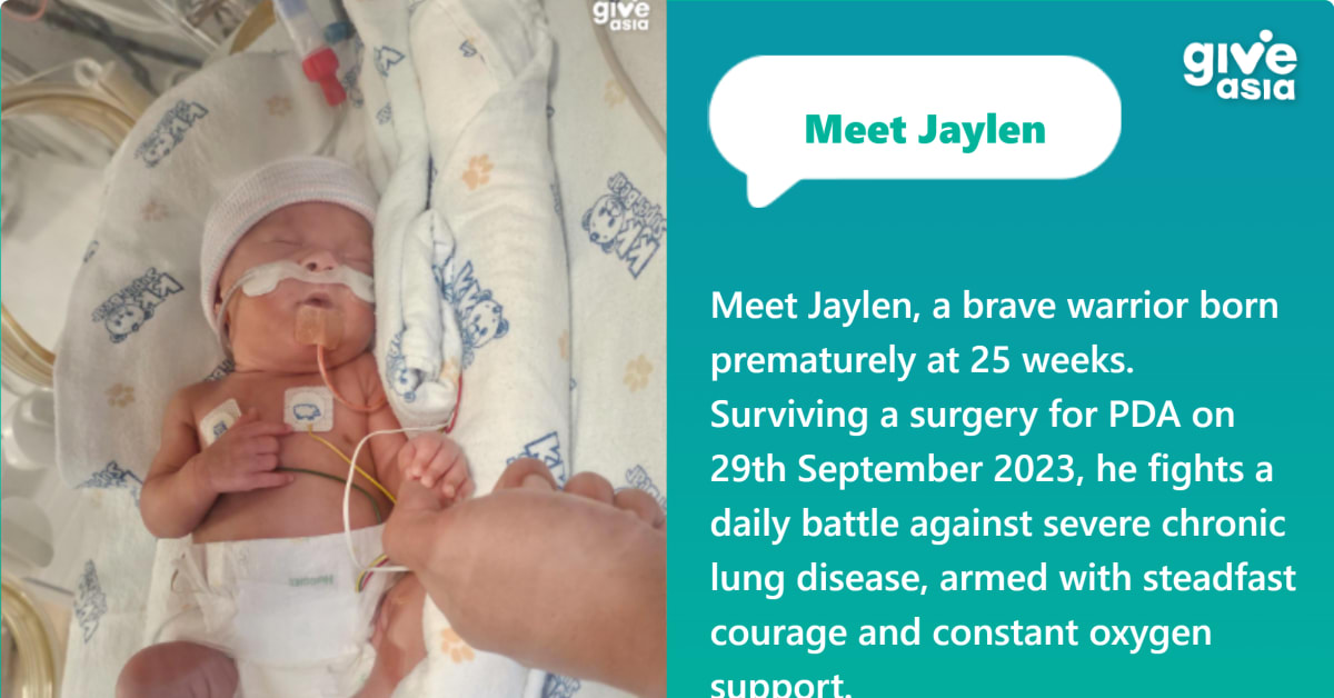 Give Baby Jaylen A Chance In This World [Big Heart for Little Ones]