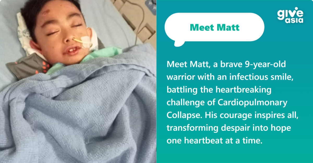 Help Matt Fight Against Cardiopulmonary Collapse