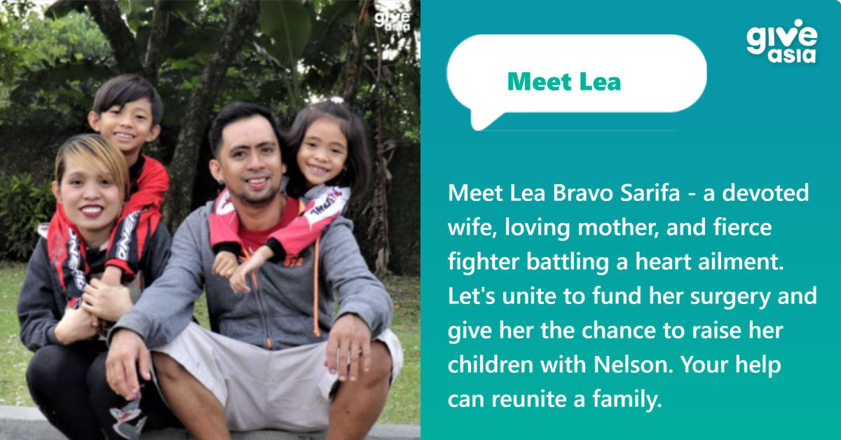 'Help Lea Bravo Sarifa Defeat Illness and Reunite Her Family'