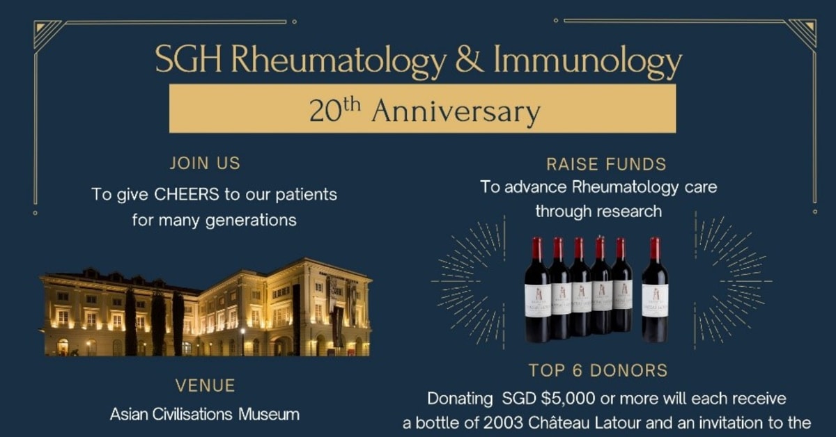 Giving Cheers to patients with rheumatological conditions