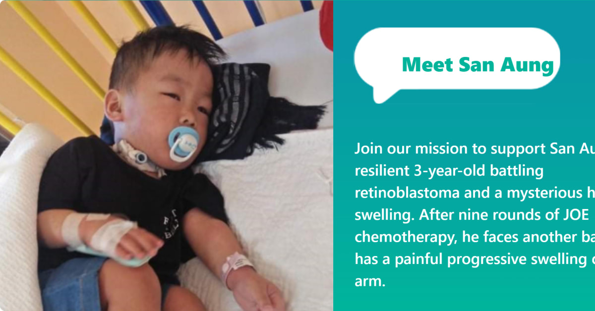 Please help San Aung see again