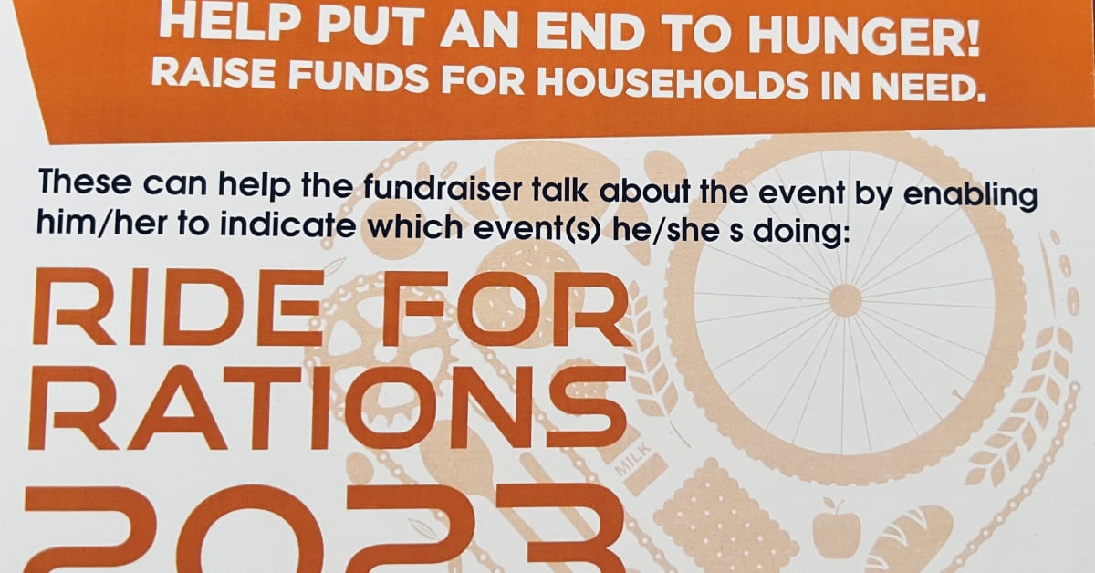 Help me raise money for Ride For Rations 2023
