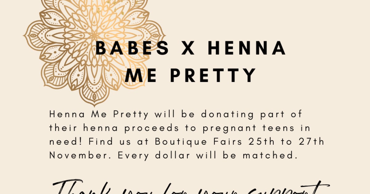 Dollar Match: Henna Art for Pregnant Teens
