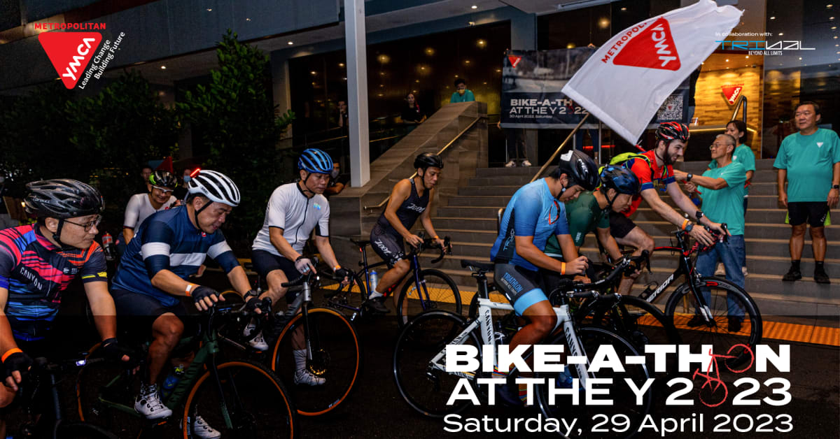 Justine Mok supports Bike-a-thon at the Y 2023!