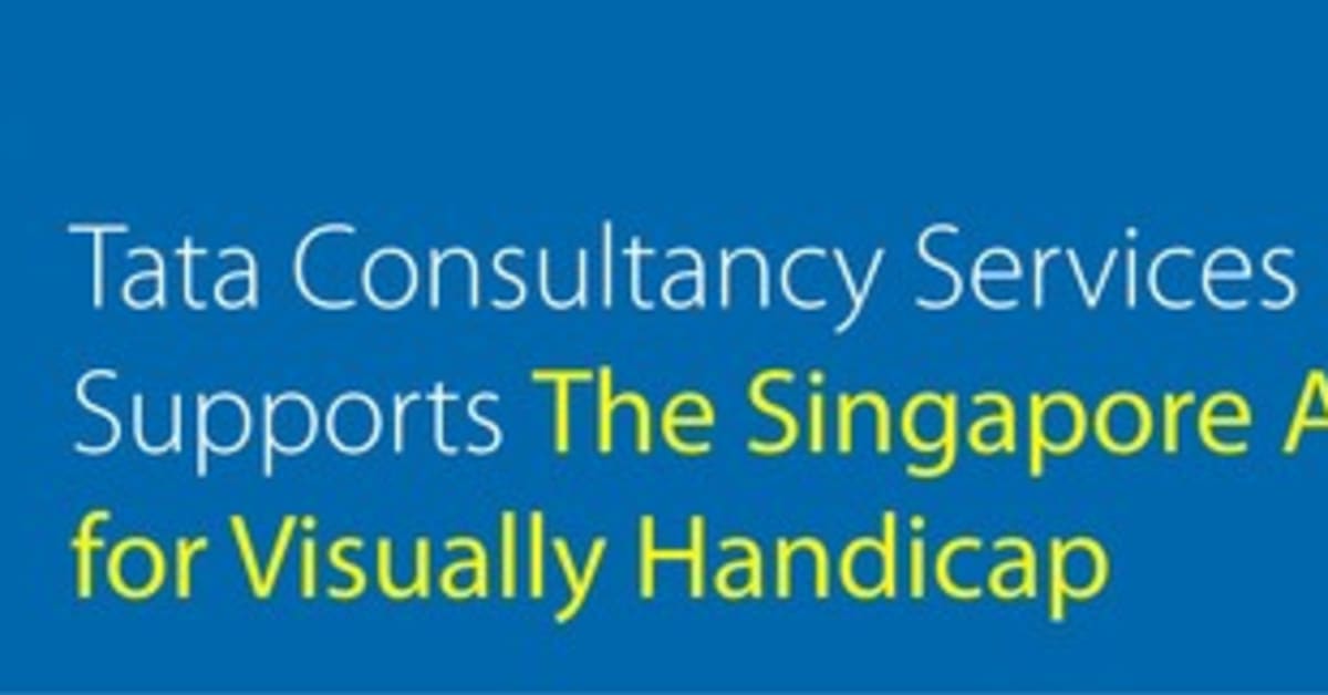 TCS Singapore Supports the Singapore Association for the Visually ...