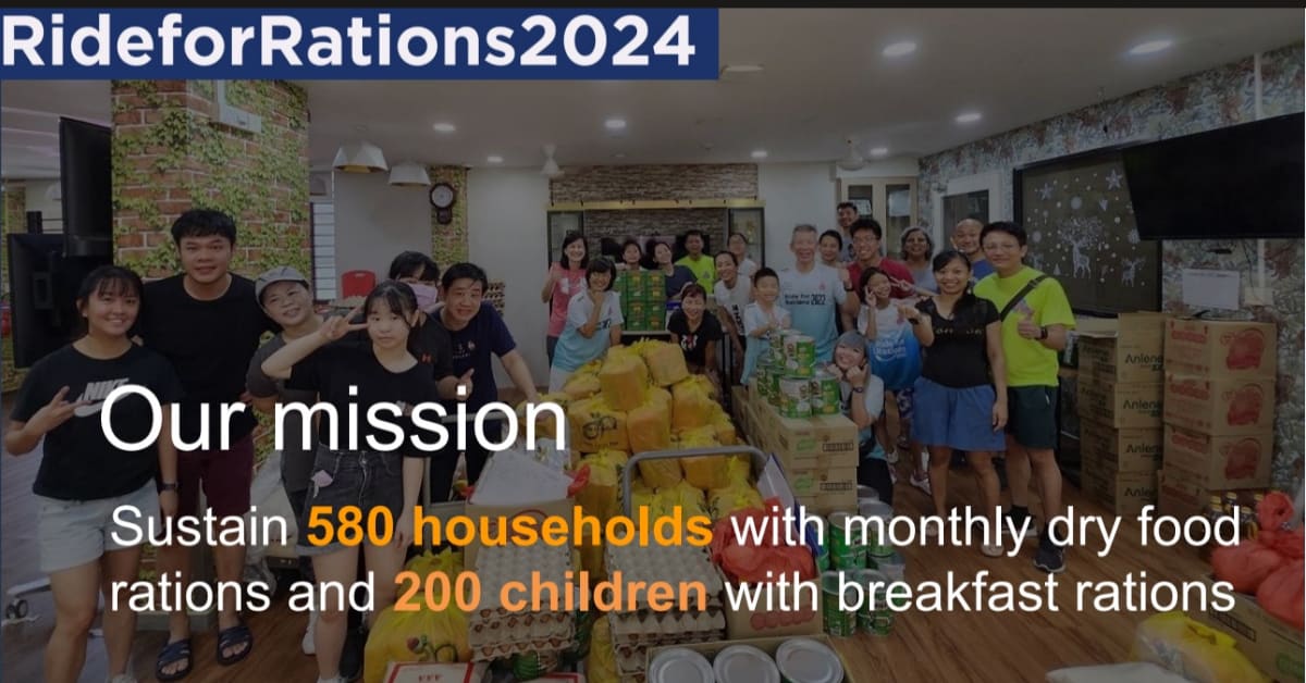 Help John raise funds for Ride for Rations 2024