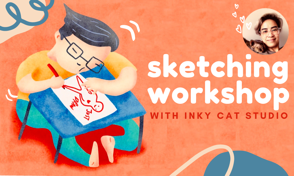 Introspective Drawing with Inky Cat Studio (11th October 2021, 7PM - 8PM)