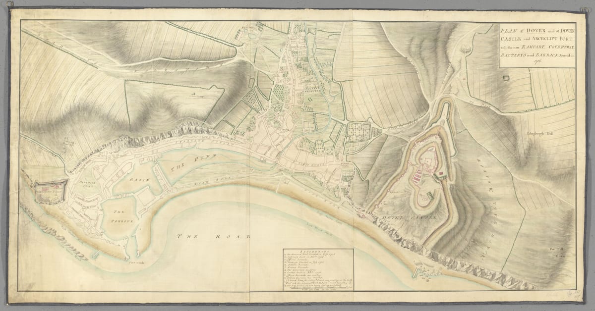 Dover at Night | Kent Maps Online