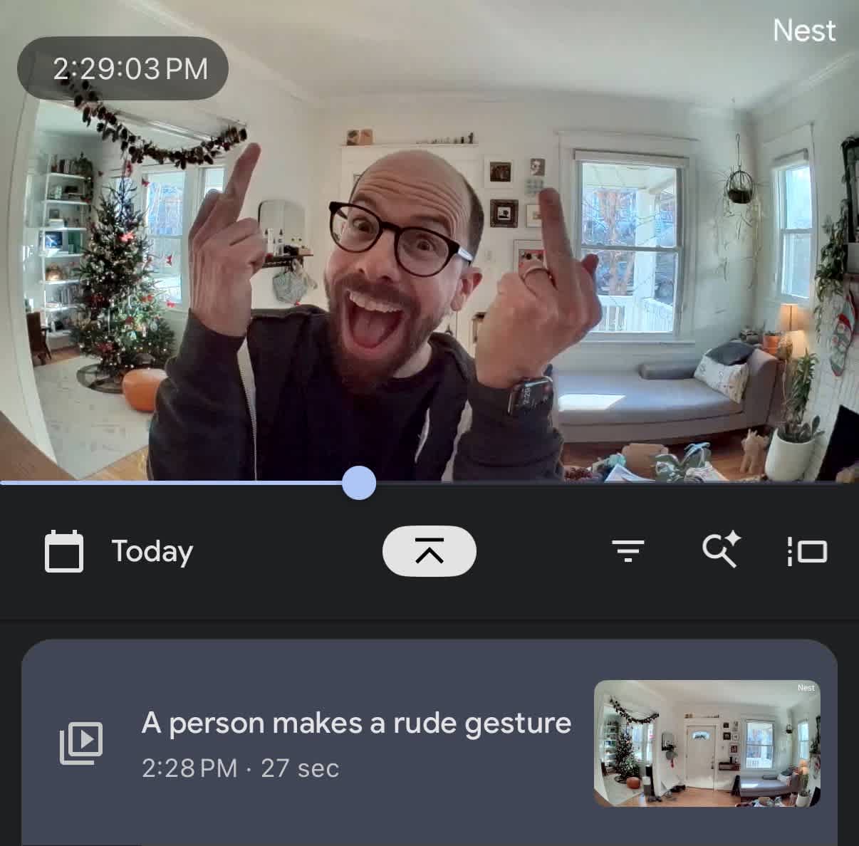 A person makes a rude gesture | Jared Cunha