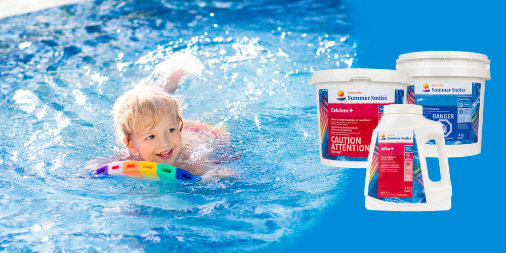 Sanitizing products, pool maintenance | Summer Smiles