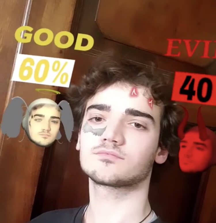 How to Get The Am I Good or Evil Instagram Filter - Snap Font