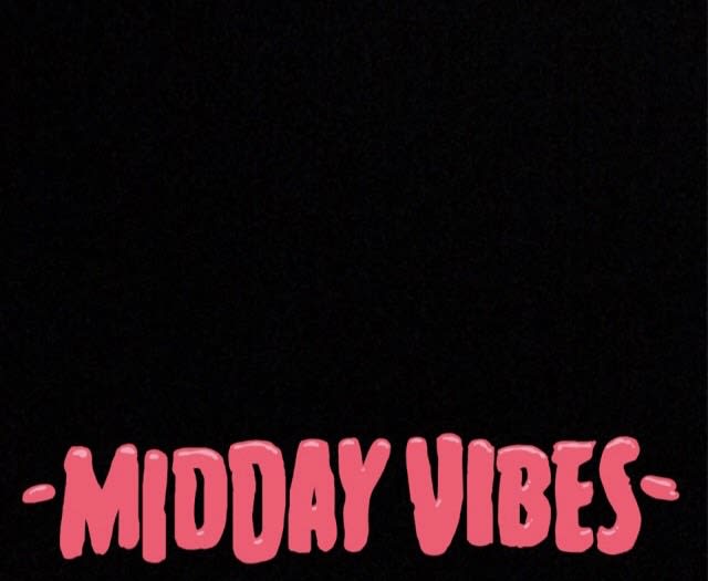 Midday Vibes Pink Snapchat Filter - Snap Font