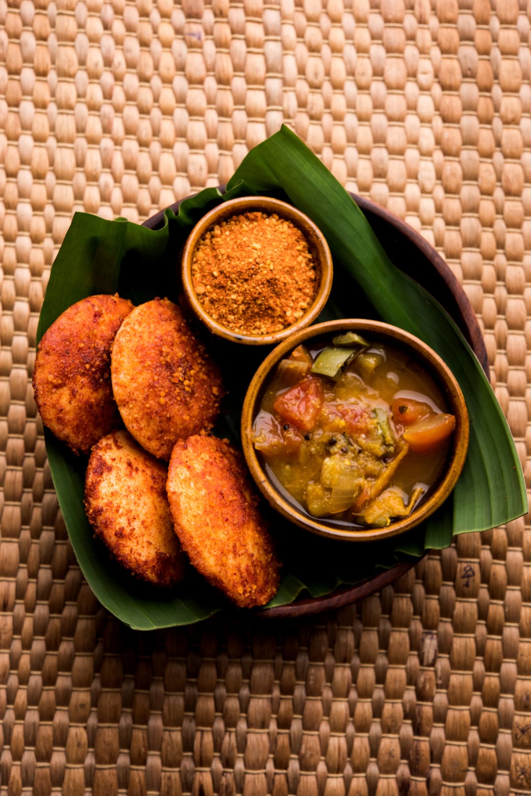 Podi Idli with Sambar recipe