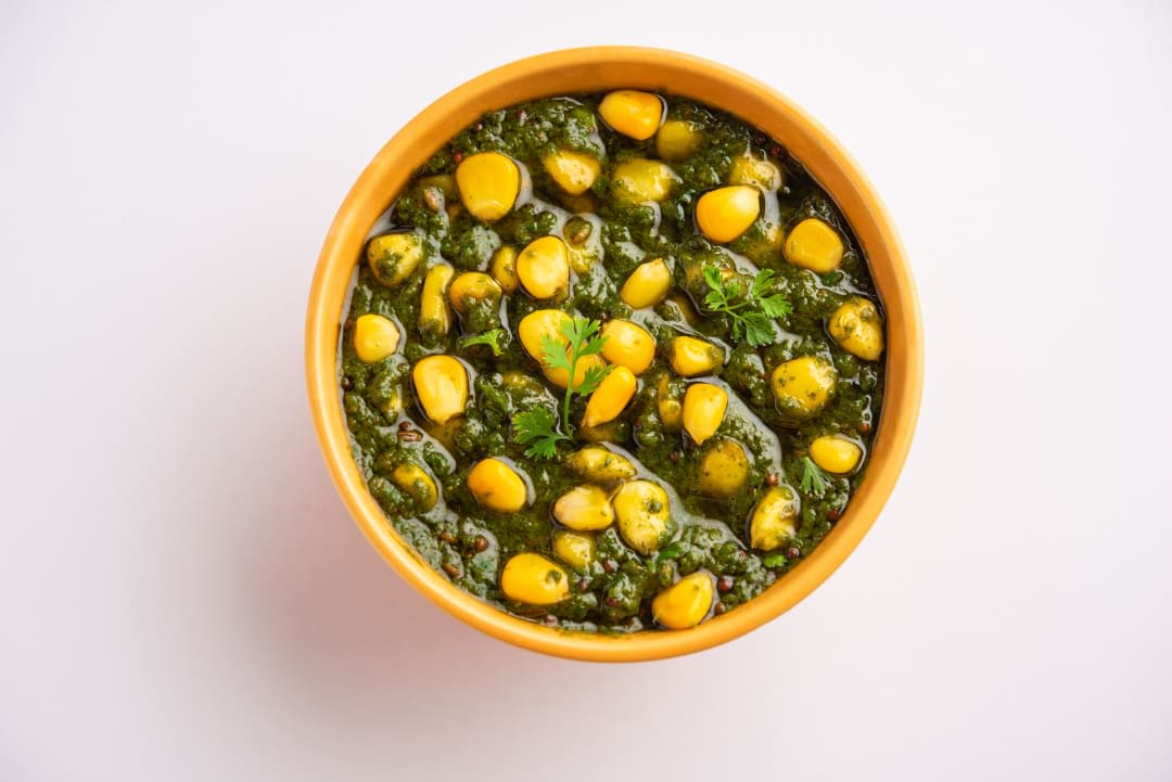 Palak Corn recipe