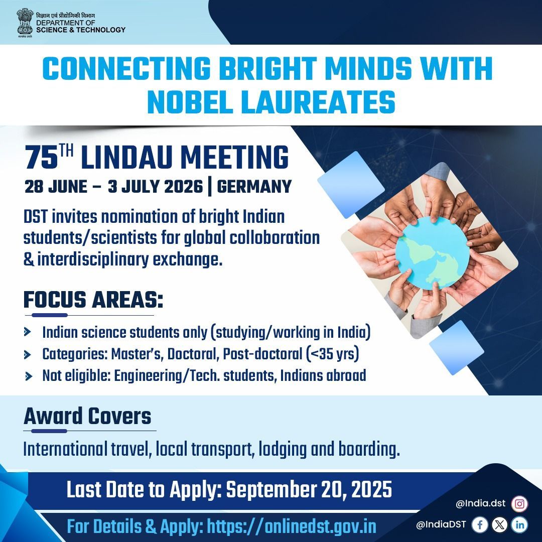 75th Lindau Nobel Laureates Meeting - Germany
