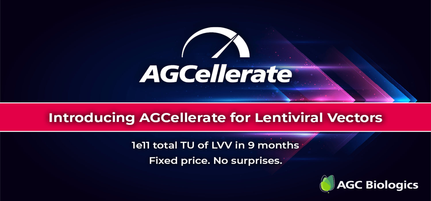 AGC Biologics Offers Guaranteed Delivery of at least 1e11 TU of LVV ...