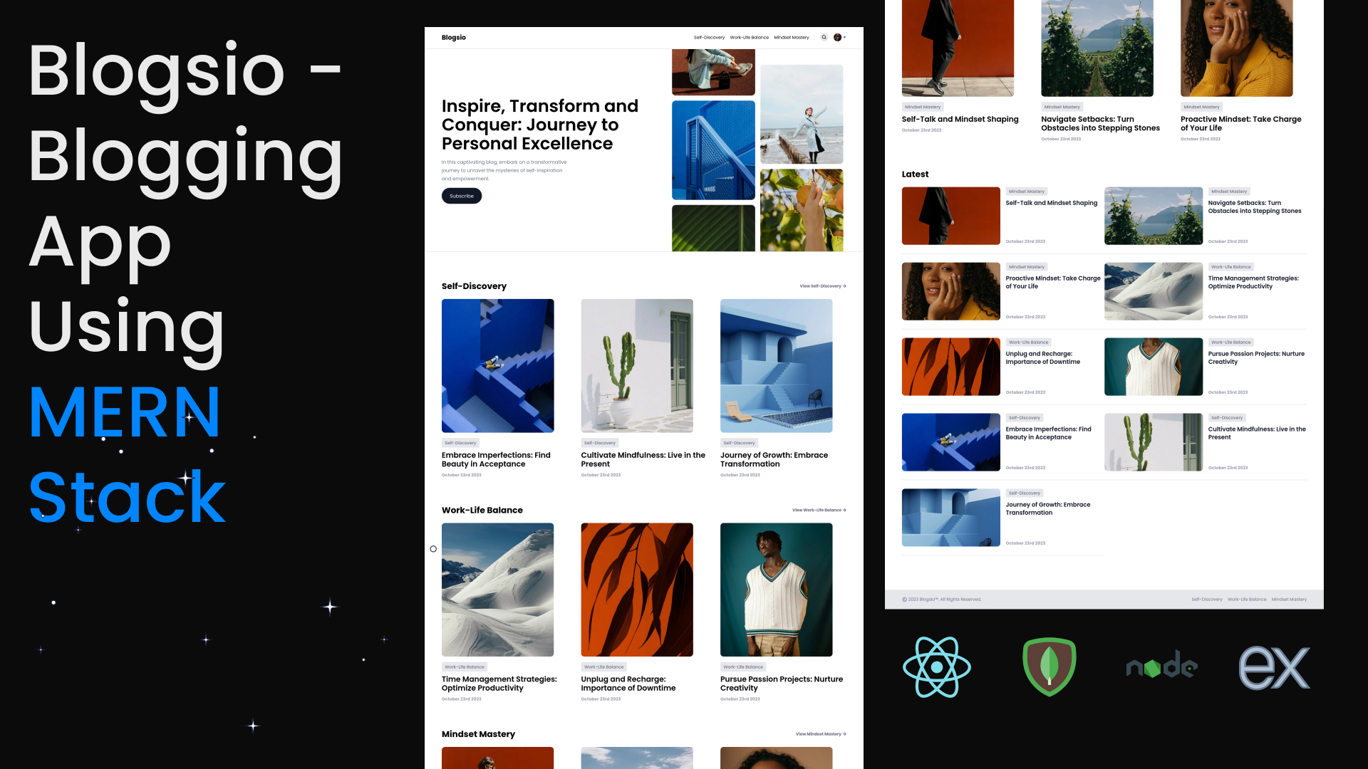 GitHub - codemononoke/Blogsio: Blogsio is a full-stack blog application ...