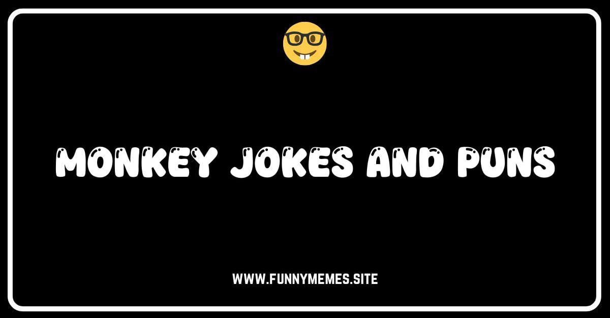 Monkeying Around The Best Monkey Jokes and Puns Online — Funny Memes