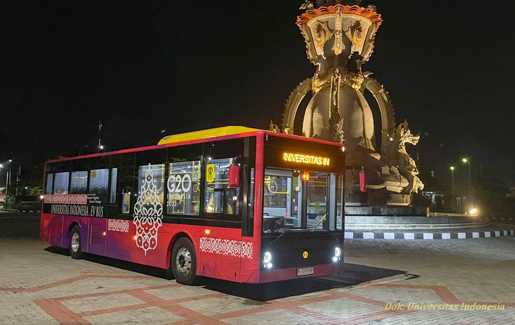 Bus Listrik Merah Putih UI Turut Sukseskan KTT G20 – DEPOK POS