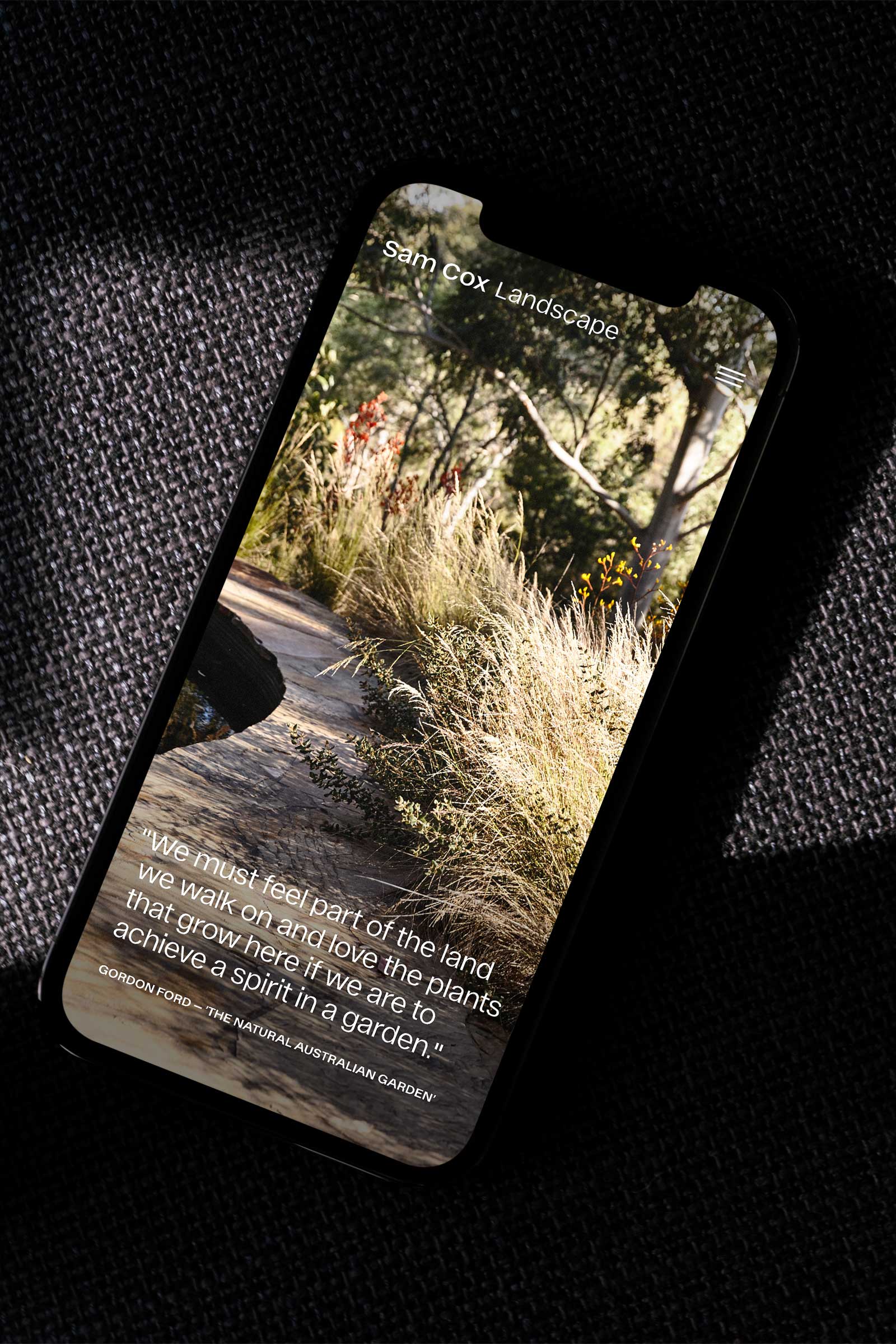 Sam Cox Landscape case study | Design by Nature