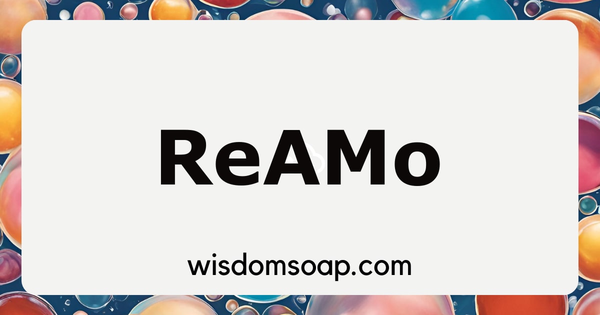 【経営・経済用語】 ReAMo とは？ わかりやすく解説・意味や読み方- wisdomsoap